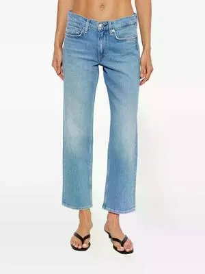 Rag & Bone Faded Straight-leg Jeans