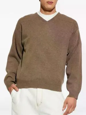 JIL SANDER V-neck Knitted Sweater