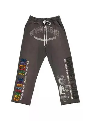 PALY Bobby Driscoll Graphic Print Track Pants - Grey