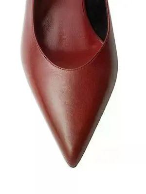 Versace Nyx Leather Slingbacks 80mm
