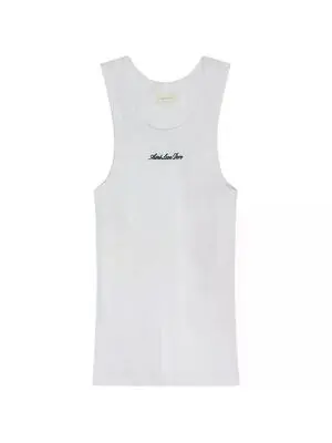 Aimé Leon Dore Embroidered-logo Tank Top - White