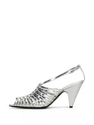 SERGIO ROSSI Wovenia Strappy Sandals