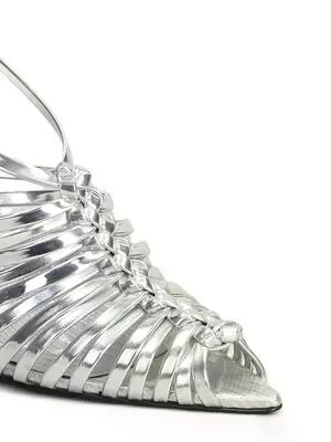 SERGIO ROSSI Wovenia Strappy Sandals