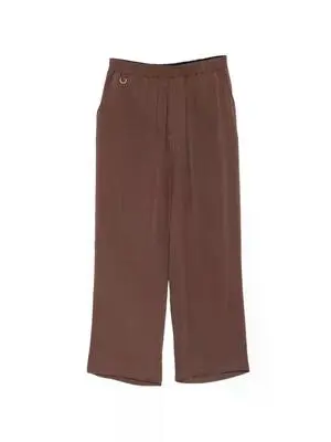 MARSEM Elasticated Waistband D-ring Trousers