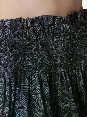 Isabel Marant Étoile Maelly Smocked Shorts - Blue