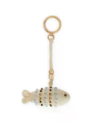 Sandro Bead-embellished Fish Bag Charm