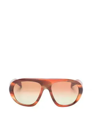 Prada Round-frame Sunglasses - Brown