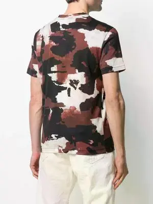 Dolce & Gabbana Camouflage Print Cotton T-shirt
