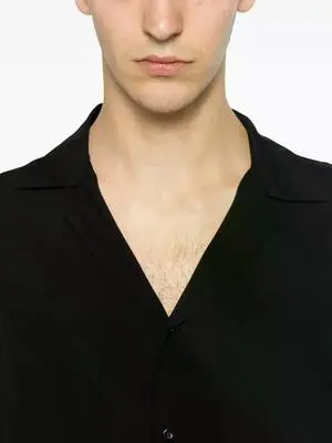 MARSEM Short-sleeve Camp-collar Shirt