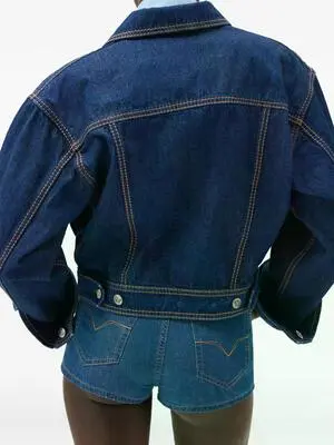 Versace Slim-fit Denim Blouson Jacket