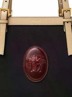 Versace Rivière Canvas Tote