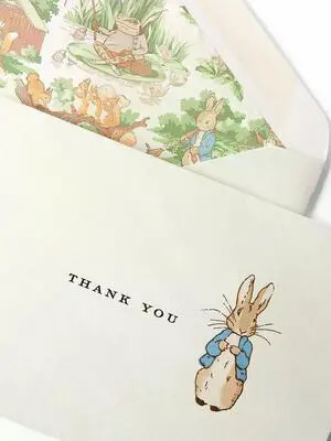 Smythson X Peter Rabbit And Friends Thank You Cards