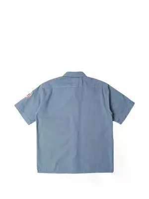 PARRA Gas Station Logo-patch Shirt