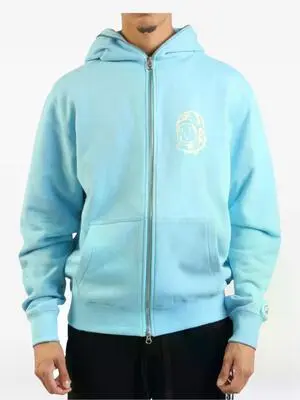BILLIONAIRE BOYS CLUB Helmet Logo-print Hoodie - Blue