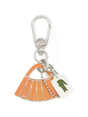 Lacoste Charm Keyring - Silver