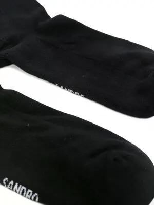 Sandro Logo Patch Socks
