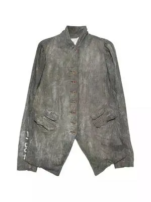 RUNDHOLZ Faded-effect Pleated Jacket