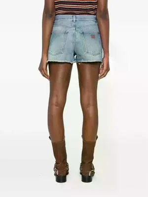 Miu Miu Raw-cut Denim Shorts
