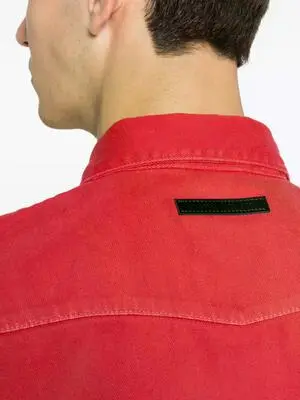 7 For All Mankind Logo-patch Short-sleeve Overshirt