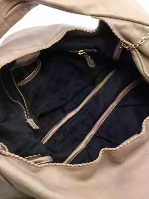 Loewe 2000s Anagram Shoulder Bag - Neutrals