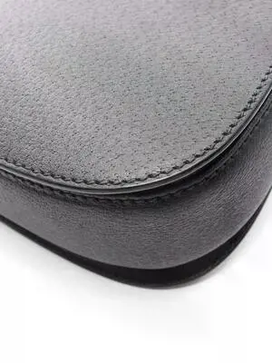 Gucci Bamboo Turn-lock Shoulder Bag - Black