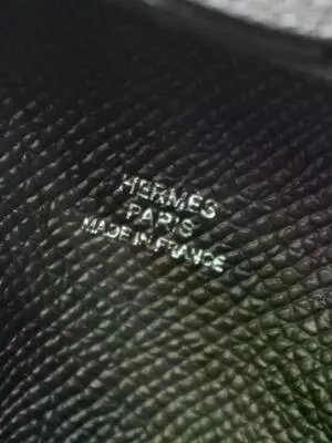 Hermès Bastia Coin Purse - Grey