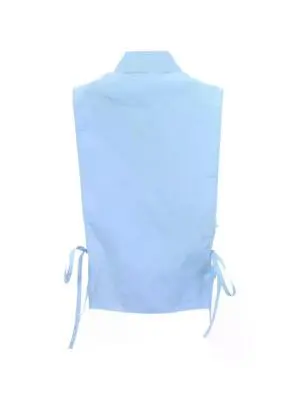 Miu Miu Sleeveless Shirt - Blue