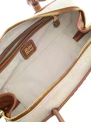 Miu Miu Beau Small Shoulder Bag - Neutrals