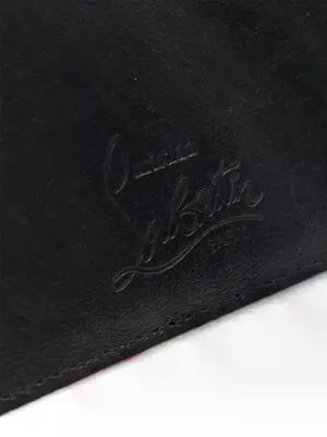 CHRISTIAN LOUBOUTIN 2010s Kios Spike-stud Leather Card Case