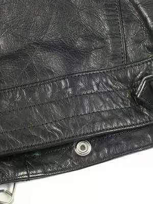 Yohji Yamamoto Leather Zip-up Jacket