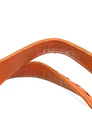 Bottega Veneta Bottega Veneta 2000s Intrecciato Campana Shoulder Bag Orange