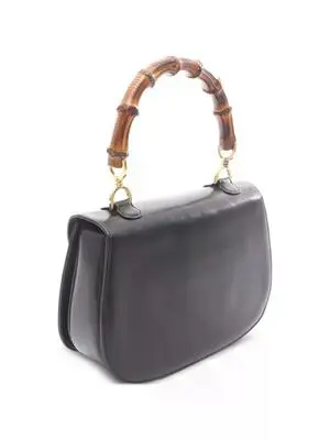 Gucci Bamboo Turn-lock Tote Bag - Black