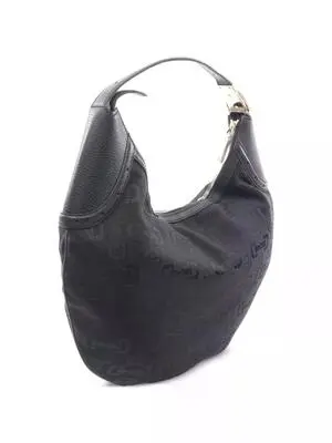 Gucci Horsebit Shoulder Bag - Black