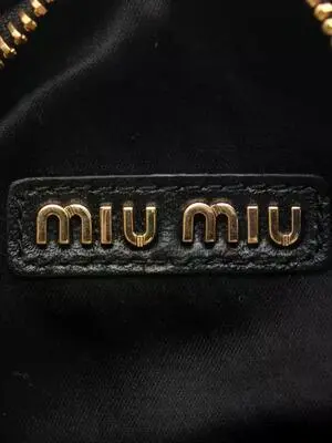 Miu Miu Matelassé Handbag - Black