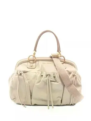 Miu Miu Beige Leather Handbag