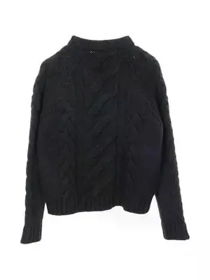 Hermès Cable-knit Zip-up Cardigan