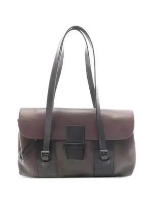 Gucci 2000s Buckled Leather Shoulder Bag