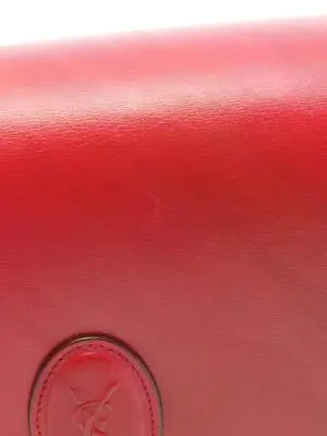 Saint Laurent Leather Shoulder Bag - Red