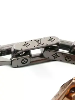 LOUIS VUITTON 2000s Monogram Chain Bracelet - Silver