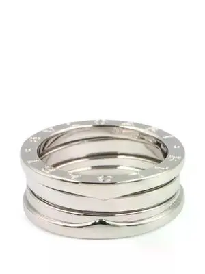 BVLGARI B.zero1 Three-band Ring In 18kt White Gold - Silver