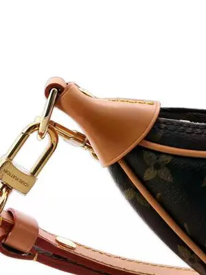 LOUIS VUITTON Monogram Canvas Loop Hobo Bag - Brown