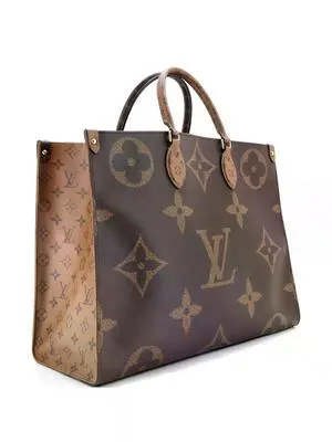 LOUIS VUITTON Onthego Gm Tote Bag - Brown
