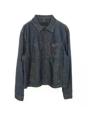 Prada Chambray Blouson Jacket
