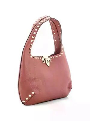 Valentino Garavani Rockstud Flip Lock Small Hobo Bag