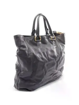 Prada Soft Calf Leather Tote Bag