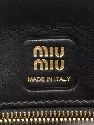 Miu Miu Embossed Logo Shoulder Bag
