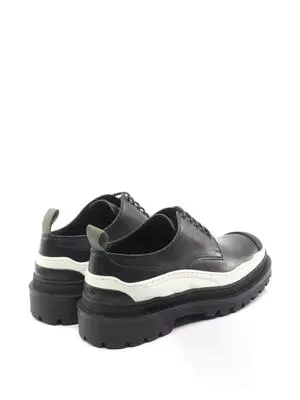 Dior X Sacai Explorer Derby Leather Sneakers