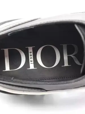 Dior X Sacai Explorer Derby Leather Sneakers