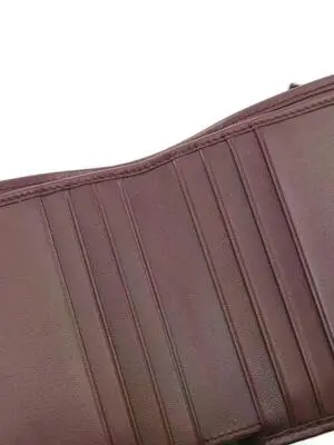 Miu Miu Matelassé Bi-fold Wallet - Red