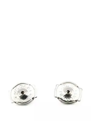 BVLGARI 18k White Gold Diamond Open-work Earrings